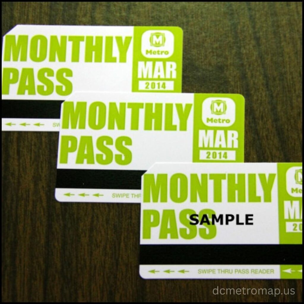 DC Metro Pass [Daily Pass, Monthly Pass, Unlimited Pass]